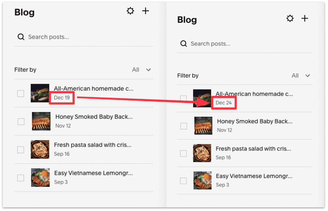 Changing Blog Post s Publication Date Squarespace 7 1 