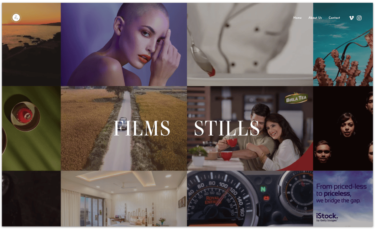 13 Photographer website examples on Squarespace (templates included)