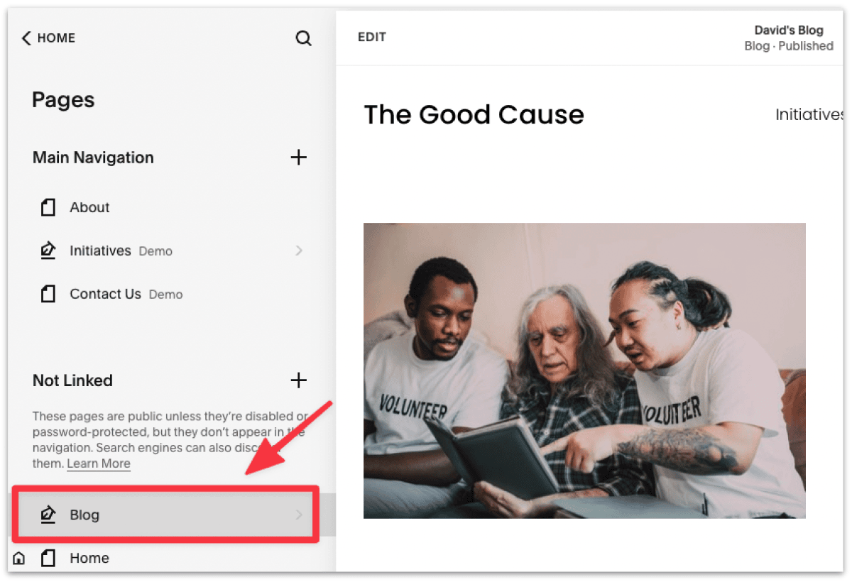 How to properly set up a blog on Squarespace