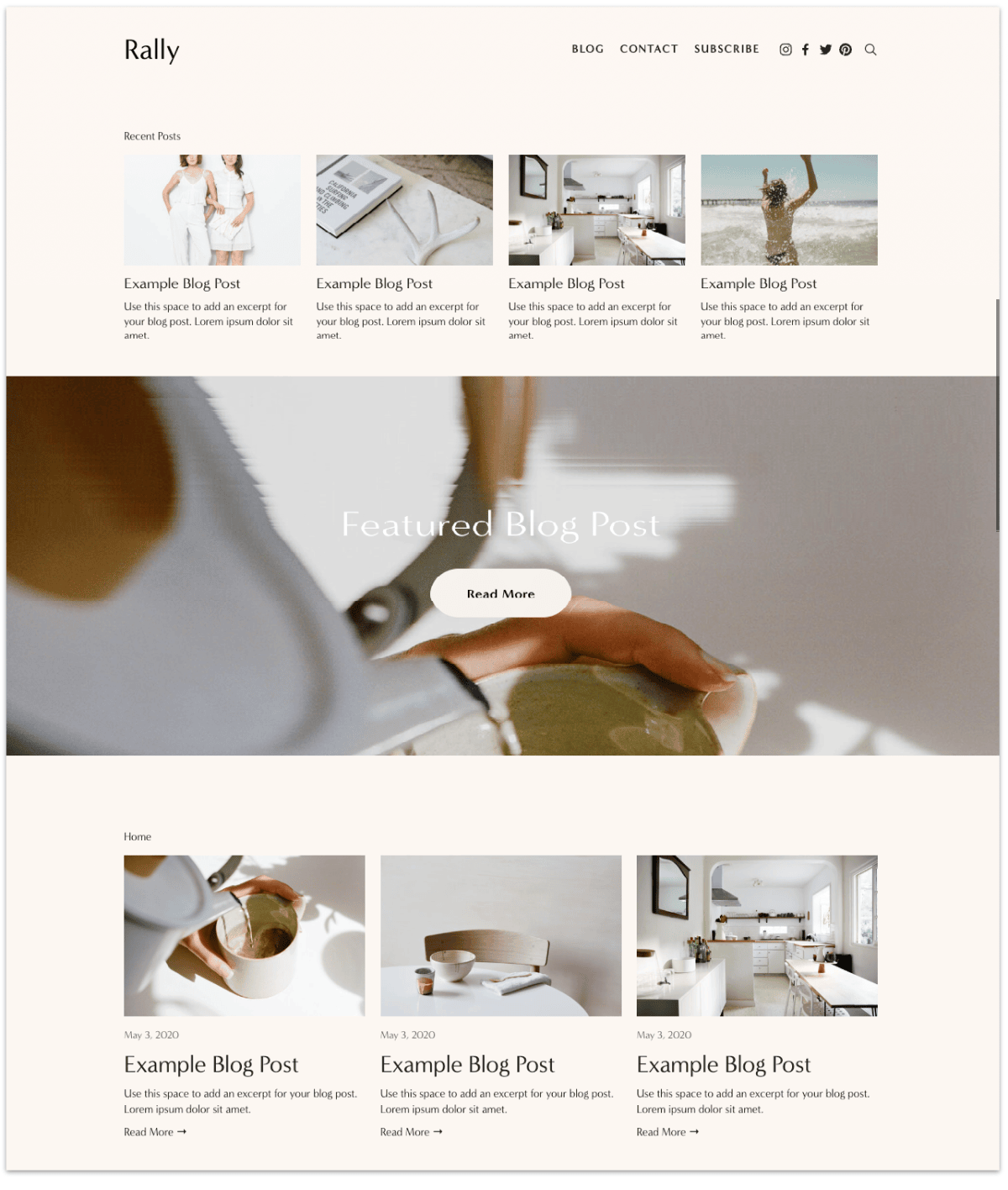 9 Popular Squarespace templates photographers use (examples)