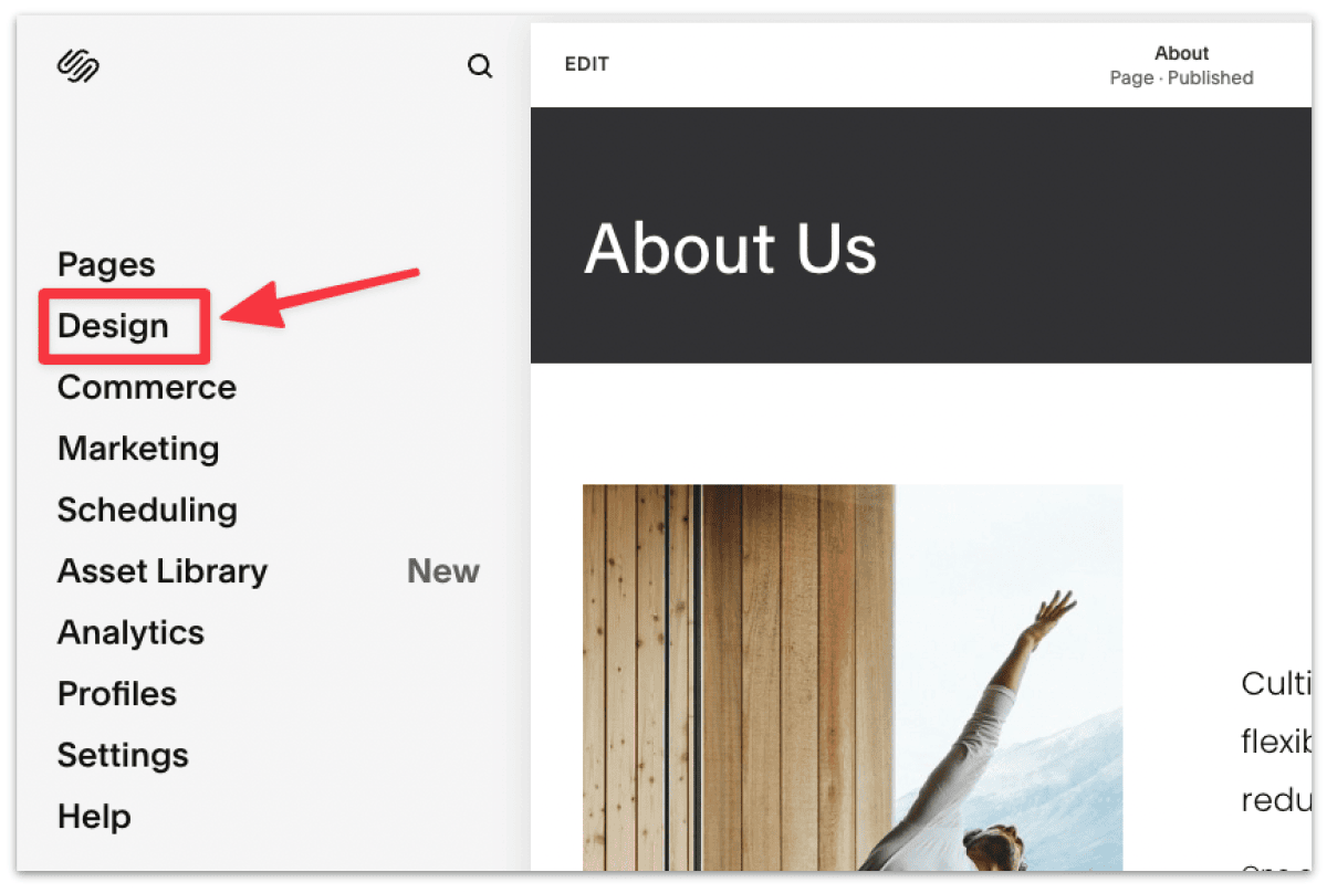 Change the color of a link Squarespace 7.1 (without code)