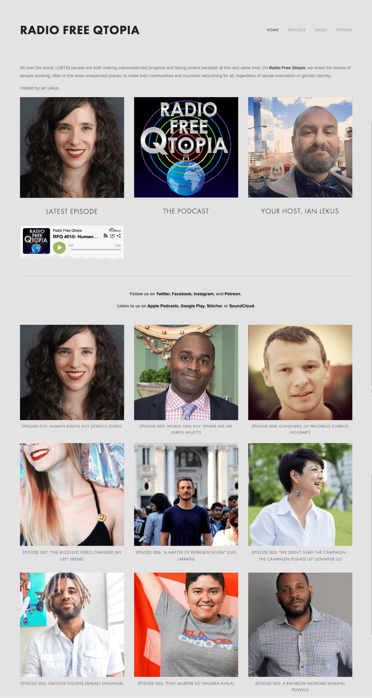 10 Squarespace Podcast examples (And templates used)
