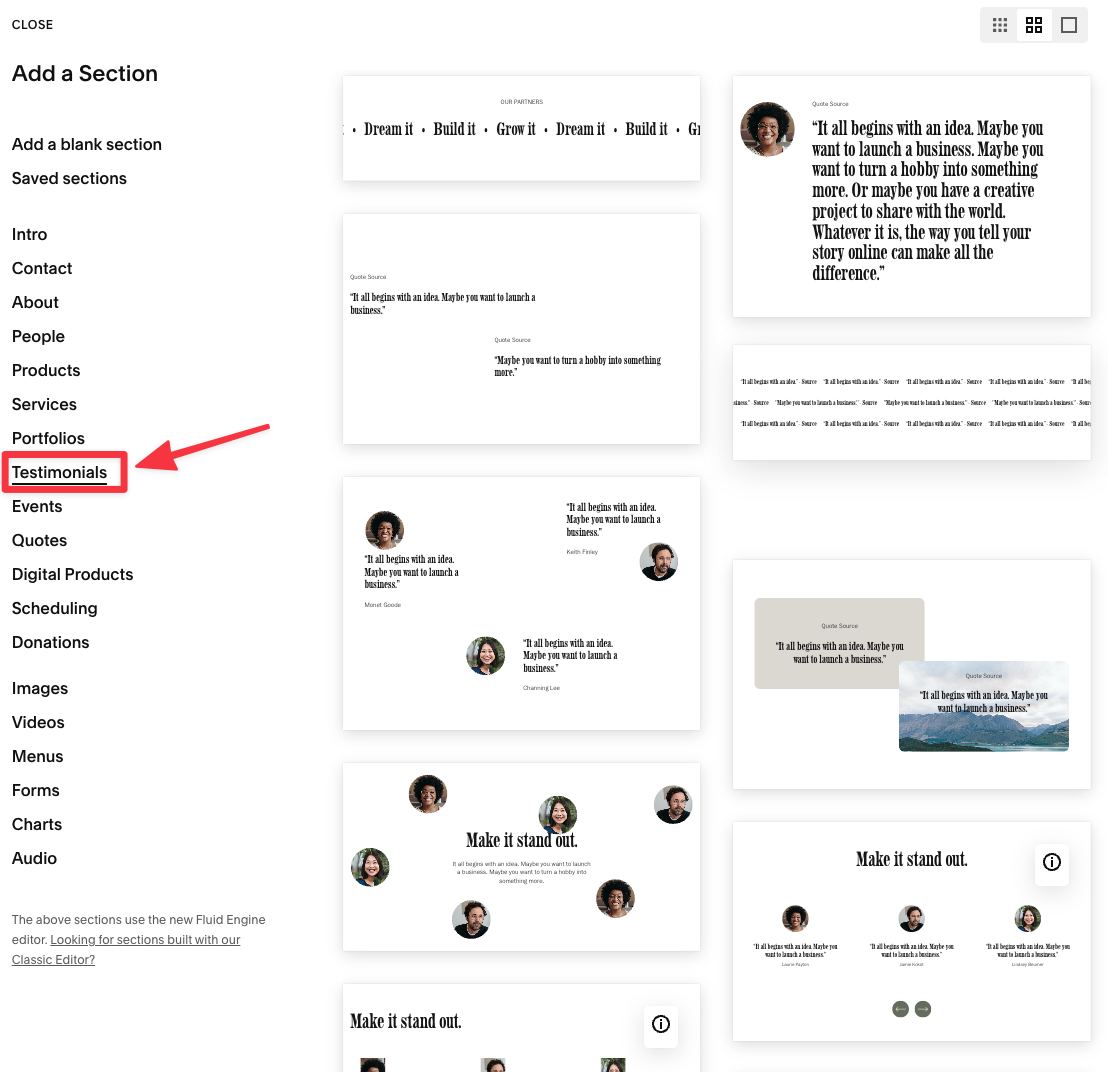 How to add reviews to Squarespace (without plugins)