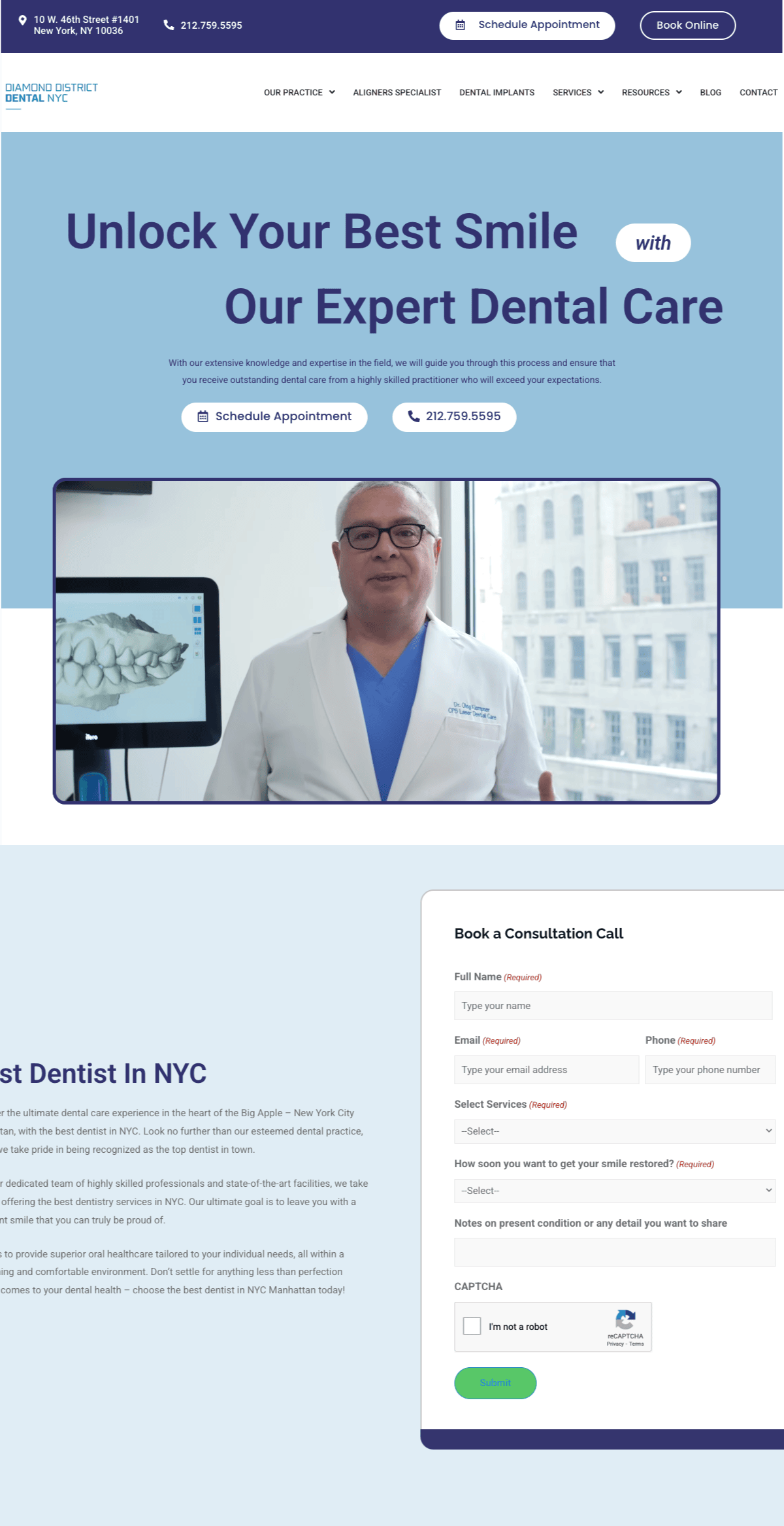 20+ Dentist website examples (To build trust & book clients)