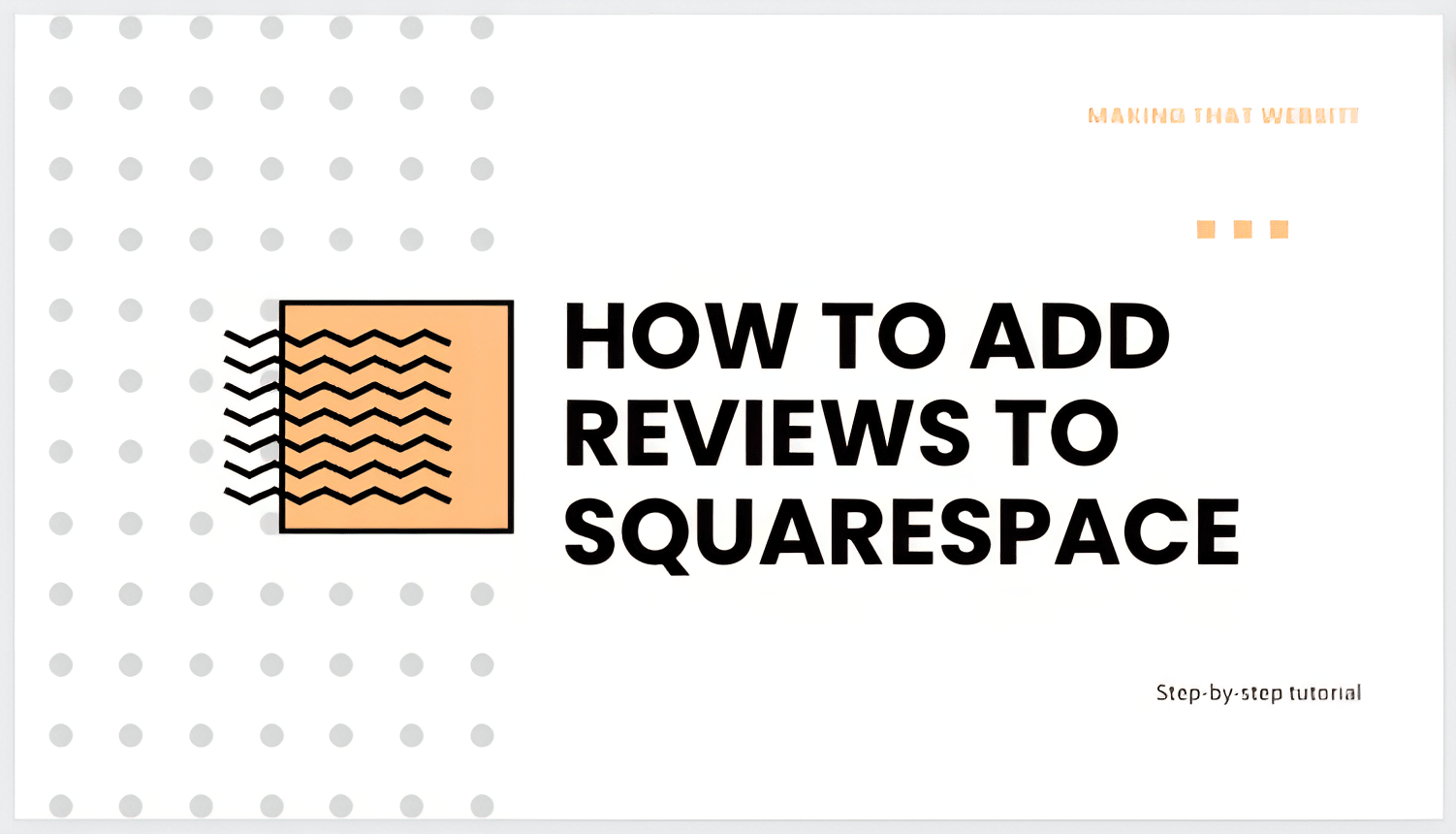 How to add reviews to Squarespace (without plugins)