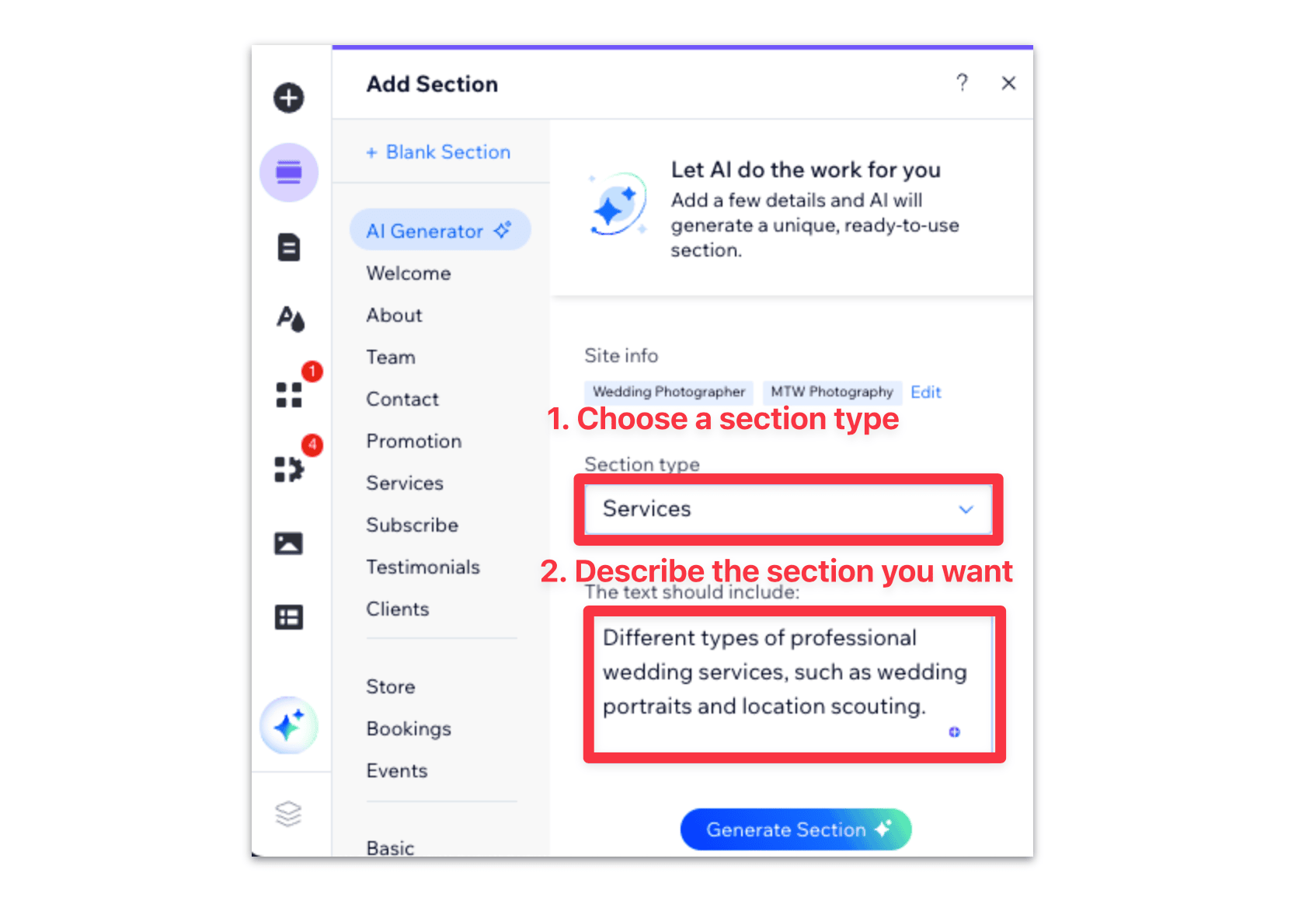 How to Build a Website Using Wix AI (Beginner's guide)