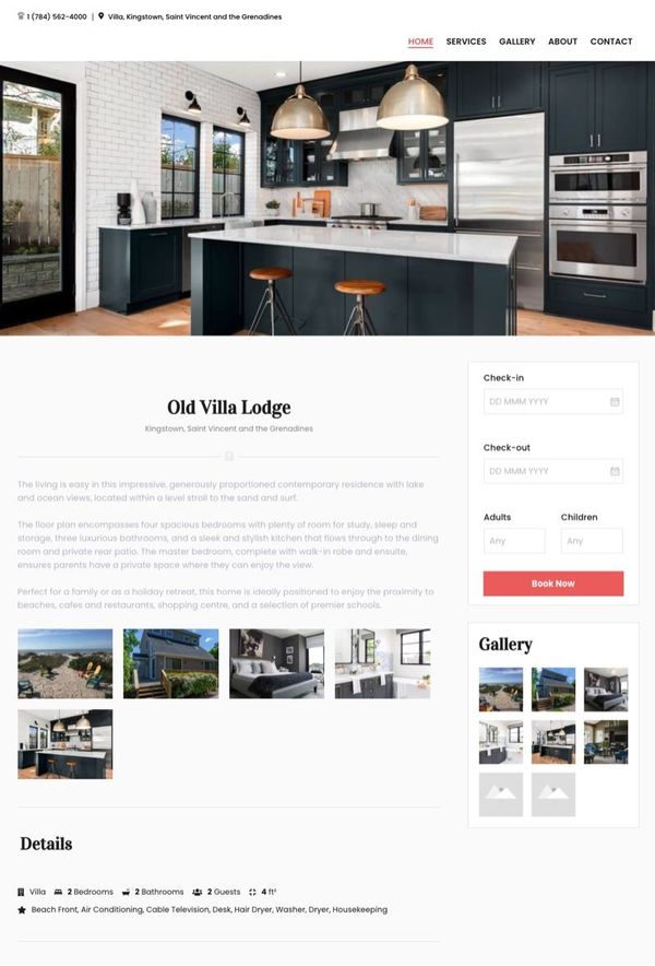 35 Unique vacation rental website design to inspire you