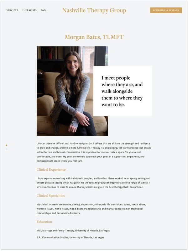 50 Best Therapist website examples (and how it's made)