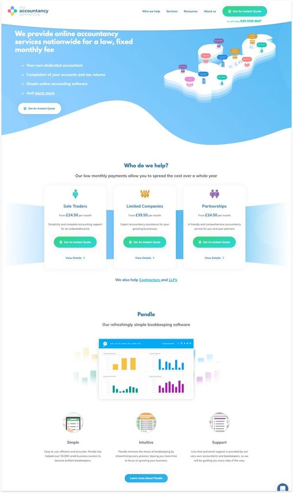 Top 25 Modern accountant websites that win clients