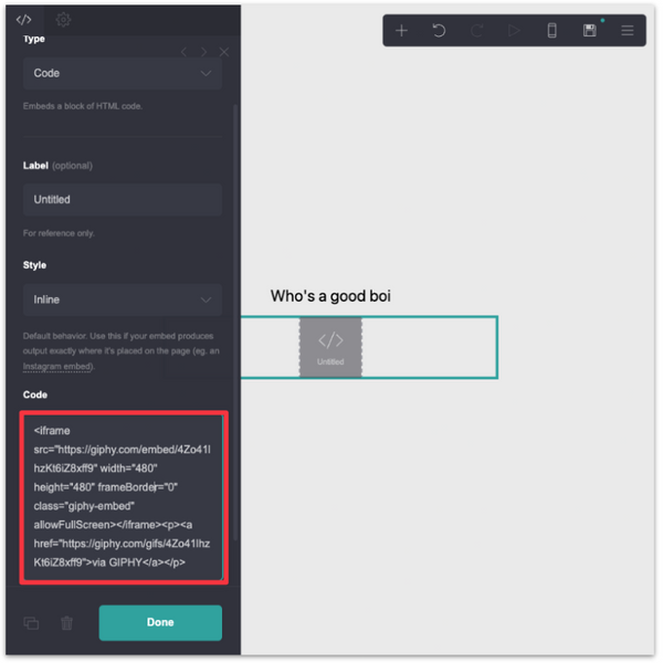 How to add Gif in Carrd - MakingThatWebsite
