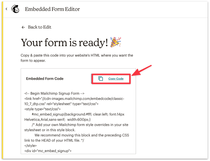 How to connect MailChimp to Squarespace