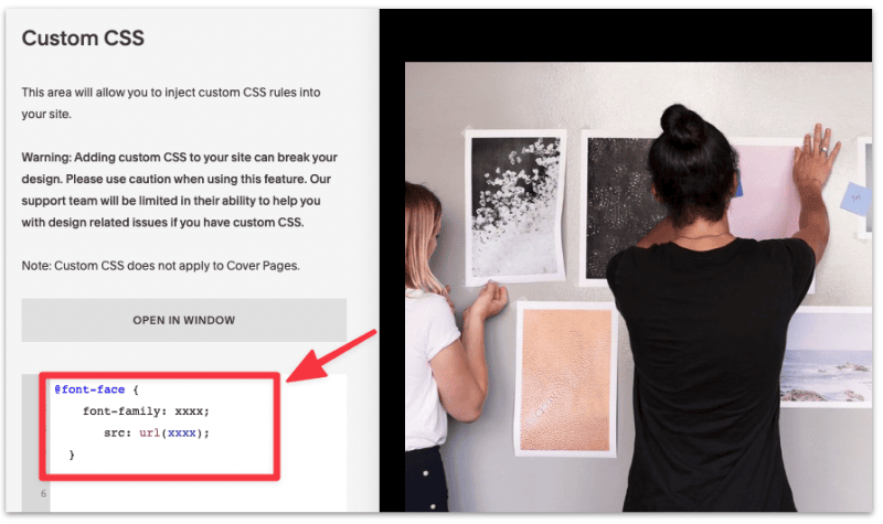 How To Add Custom Font In Squarespace 71