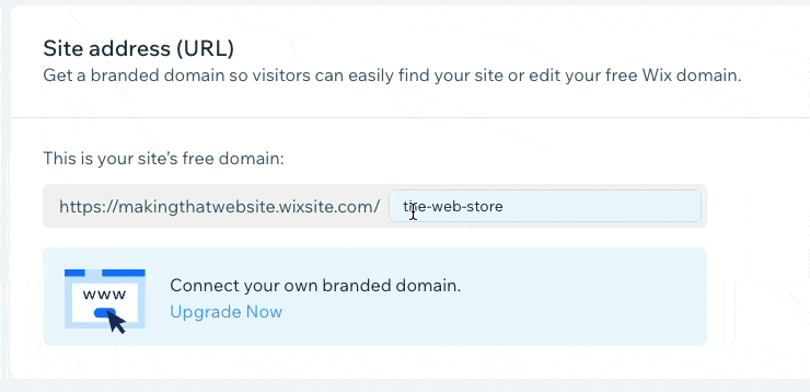 How to change free domain name on Wix (step-by-step)