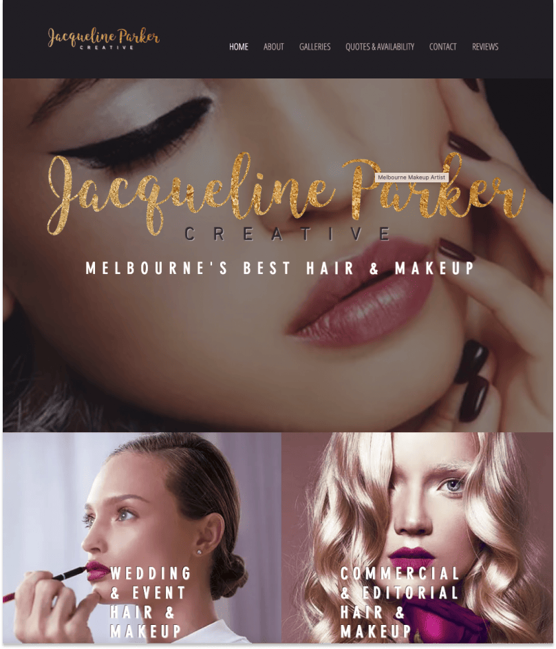 35 Best Makeup Artist Website Examples (and how it's made)