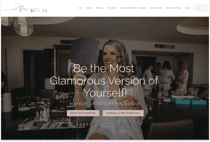 35 Best Makeup Artist Website Examples (and how it's made)