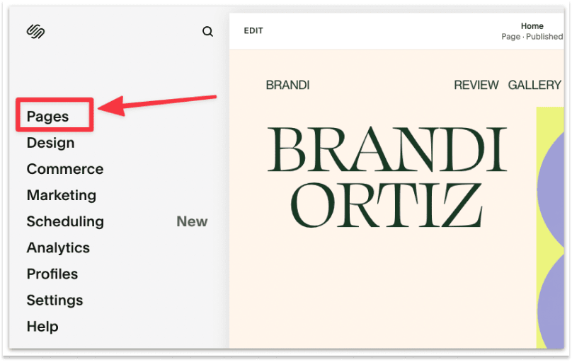 How to redirect a page in Squarespace