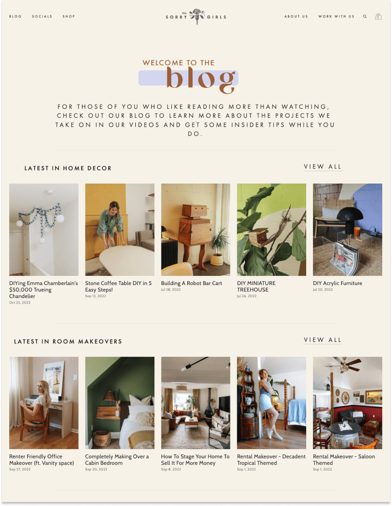 9 Successful Squarespace blog examples (>10K monthly visits)