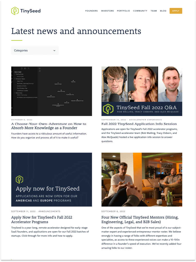 9 Successful Squarespace blog examples (>10K monthly visits)