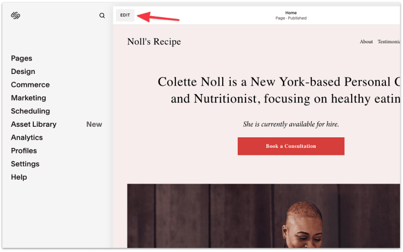 How to add blog posts on the home page on Squarespace