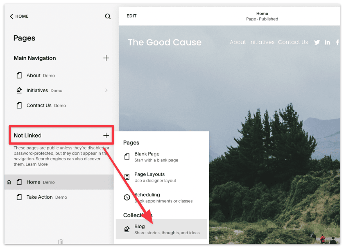 How to properly set up a blog on Squarespace