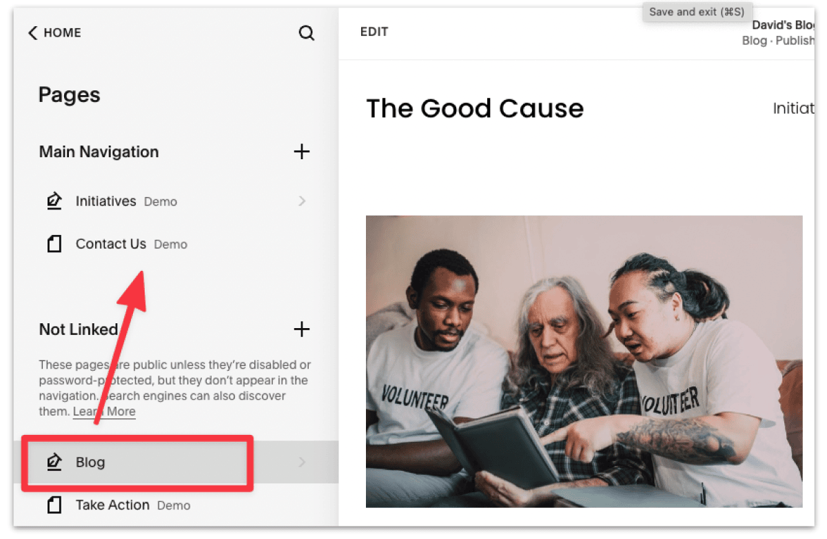 How to properly set up a blog on Squarespace