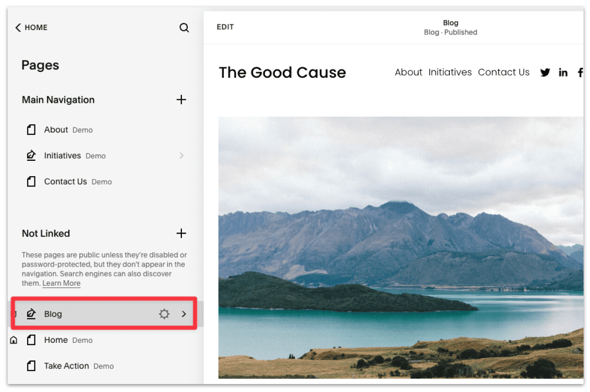 How to properly set up a blog on Squarespace