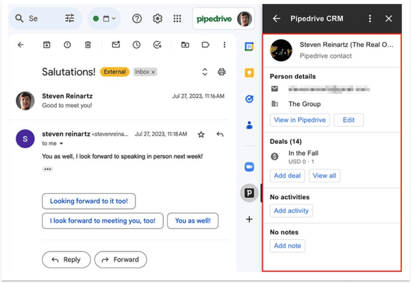 19 CRMs that directly integrate with Gmail (for small business)