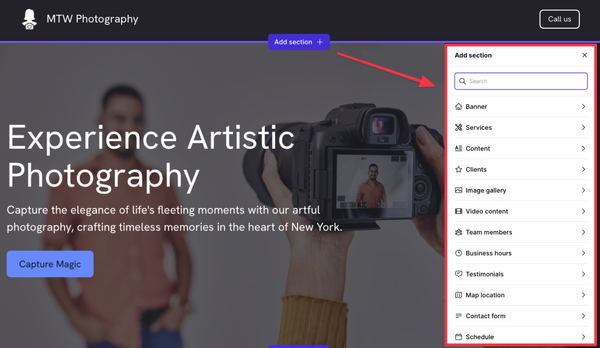 How to build a website with Durable AI website builder