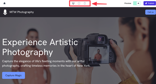How to build a website with Durable AI website builder