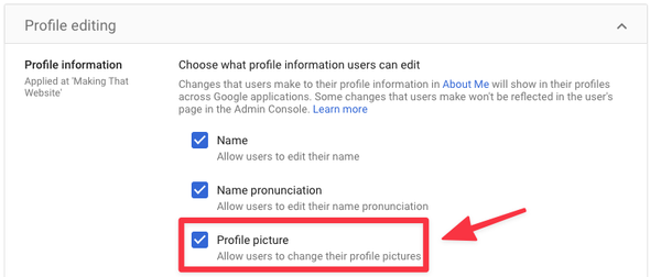 How to show profile picture in other people's inbox (Google Workspace)