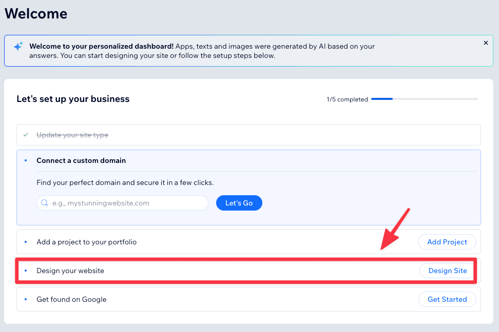 How to Build a Website Using Wix AI (Beginner's guide)